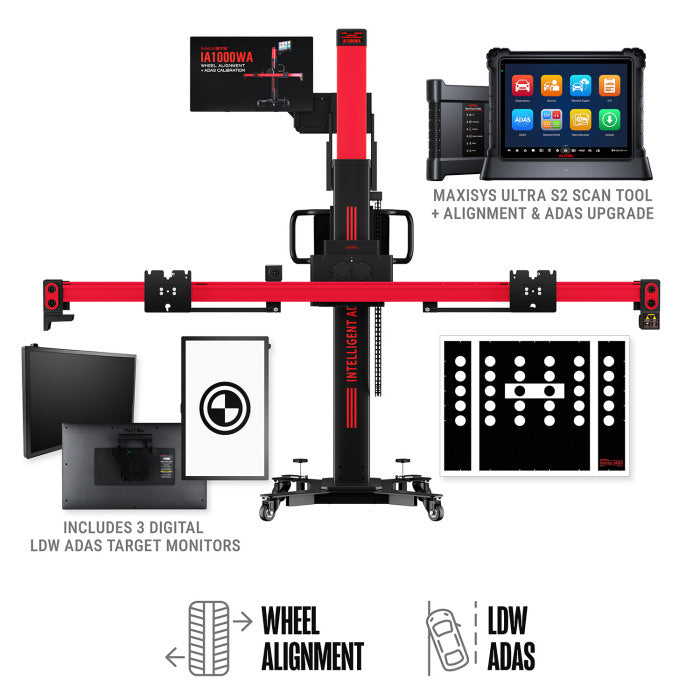 Autel IA1000 Alignment & ADAS System with LDW Digital Targets & Tablet ...